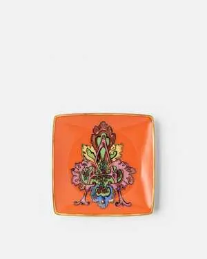 Versace Alphabet A Small Square Plate 12cm - Print