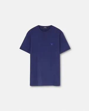 Versace Embroidered Cotton-jersey T-shirt