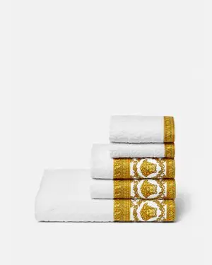 Versace I ♡ Baroque Towel 5-Set White
