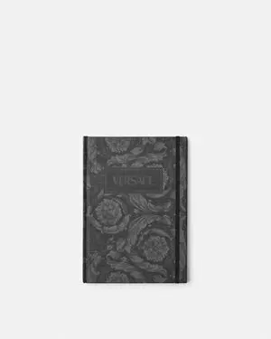 Versace Barocco Notebook - Black