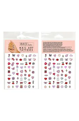 INKED BY DANI Valentine's Nail Art Temporary Tattoos