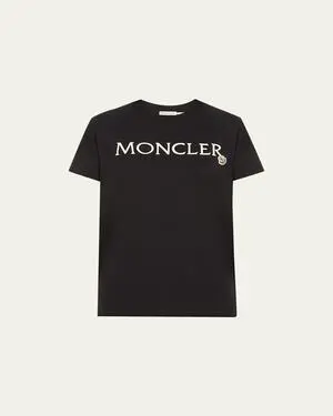 Moncler Embroidered Logo T-shirt