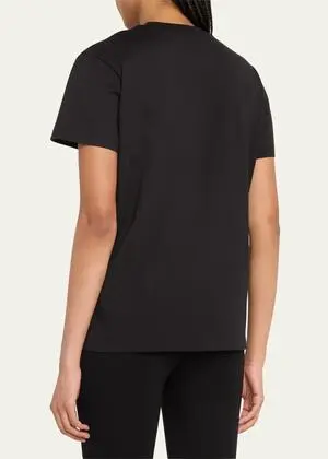 Moncler Embroidered Logo T-shirt