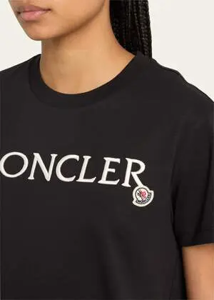 Moncler Embroidered Logo T-shirt