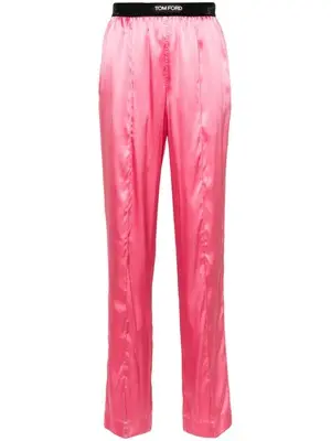 TOM FORD Straight-leg Silk Trousers