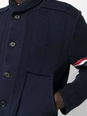 Thom Browne Single-breasted Button-fastening Shirt Jacket