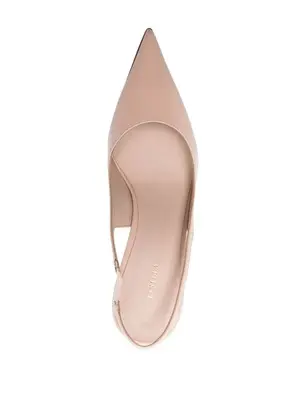 LE SILLA Bella 95mm Patent Leather Pumps - Neutrals