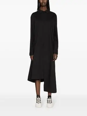 Y3 Asymmetric Shirt Dress