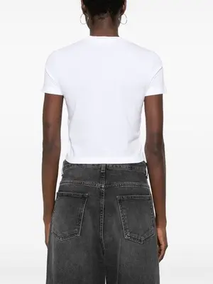 Dsquared2 Logo-print Cropped T-shirt - White