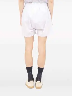 MAISON MARGIELA Striped Cotton Shorts