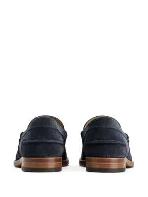 TOD'S Tassel-detail Suede Loafers