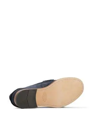 TOD'S Tassel-detail Suede Loafers