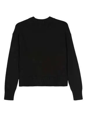 Calvin Klein Logo-appliqué Cotton Jumper