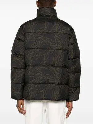 Carhartt Work In Progress Springfield Paisley-print Puff Jacket - Green