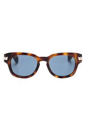 Gucci Tortoiseshell Square-frame Sunglasses - Brown