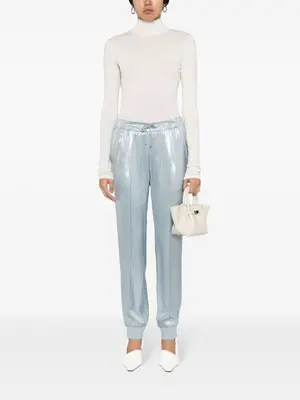 Ralph Lauren Metallic Slim-cut Trousers