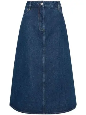 Studio Nicholson Baringo Denim Midi Skirt