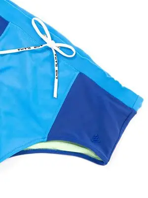 AMIR SLAMA Panelled Swim Shorts - Blue