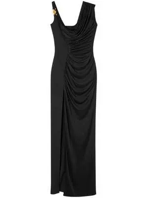 Versace Medusa '95 Draped Gown - Black