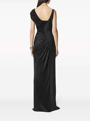 Versace Medusa '95 Draped Gown - Black