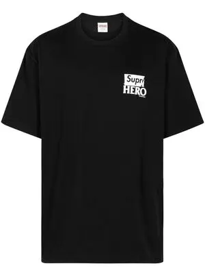 Supreme X Antihero Dog Cotton T-shirt - Black