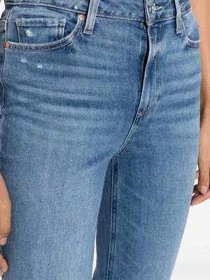 Paige Laurel Canyon Flared Jeans - Blue