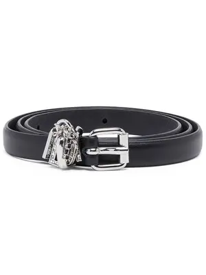DIESEL B-charm-loop Belt - Black