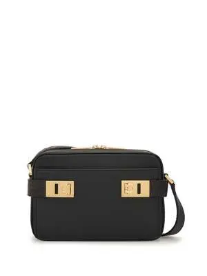 FERRAGAMO Gancini Buckle Shoulder Bag