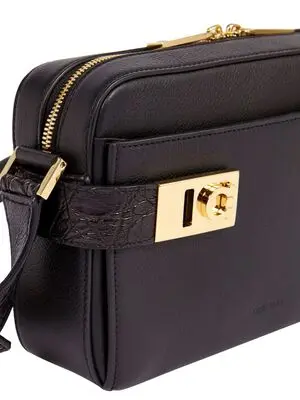 FERRAGAMO Gancini Buckle Shoulder Bag