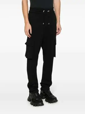 Balmain Logo-print Cotton Track Pants - Black