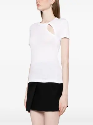 Helmut Lang Asymmetric Short-sleeve Top