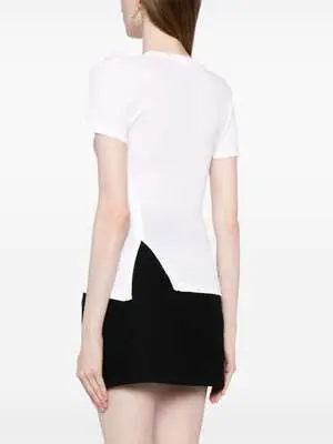 Helmut Lang Asymmetric Short-sleeve Top