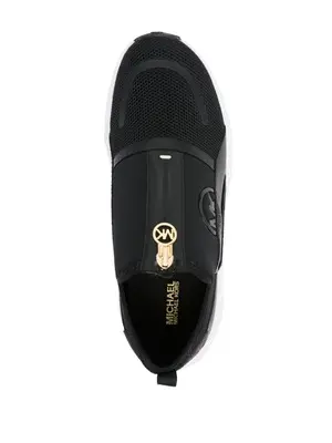Michael Kors Sami Zip-up Sneakers - Black