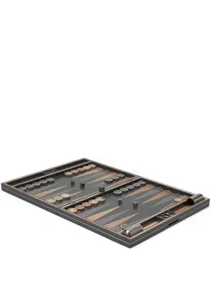 Brunello Cucinelli Wood Backgammon Set - Black