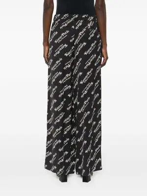 Kenzo Logo-print Twill Trousers
