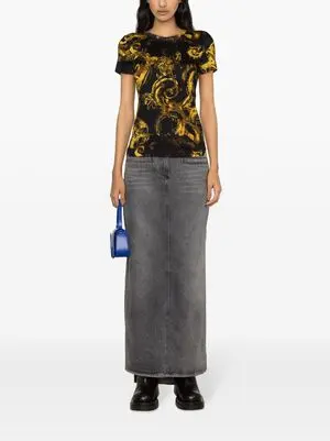 Versace Watercolour Couture T-shirt - Black