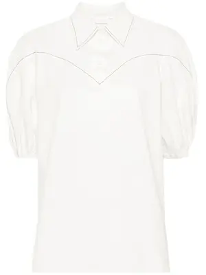 Chloé Patterned Jacquard Blouse