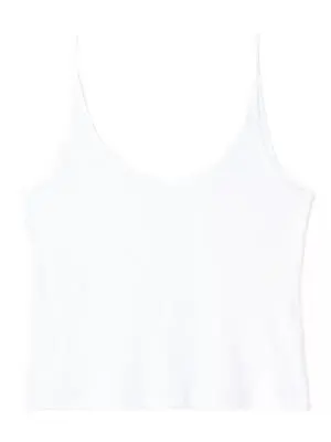 RE/DONE Hanes Sheer Tank Top - White