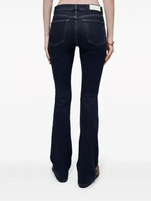 RE/DONE Midrise Baby Bootcut Jeans - Blue