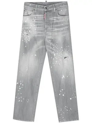 Dsquared2 Boston Straight-leg Jeans - Grey