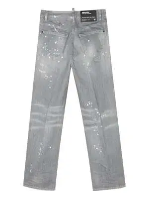 Dsquared2 Boston Straight-leg Jeans - Grey
