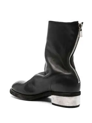 Guidi Round-toe Leather Boots