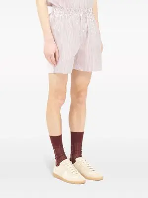 MAISON MARGIELA Striped Cotton Shorts