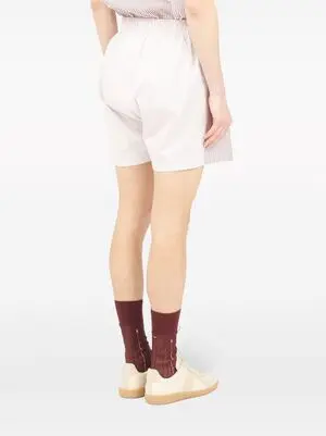 MAISON MARGIELA Striped Cotton Shorts