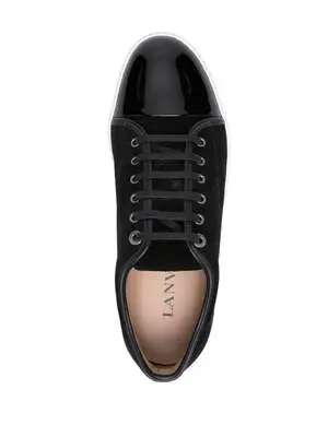 LANVIN Dbb1 Leather Sneakers - Black