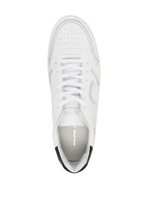 Philippe Model Leather Sneakers - White