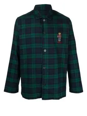 Polo Ralph Lauren Tartan-check Cotton Pajama Set - Green