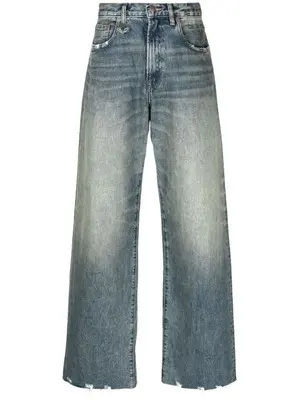 R13 D'arcy Wide-leg Jeans - Blue