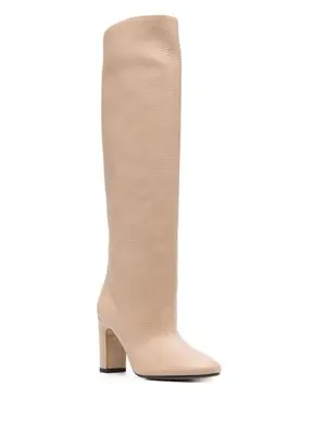 Kiton 95mm Leather Knee-high Boots