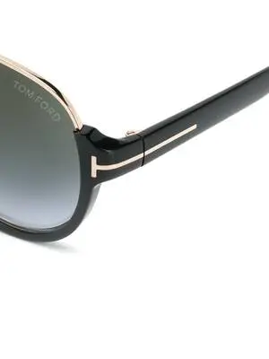 TOM FORD Pilot Frame Sunglasses - Black